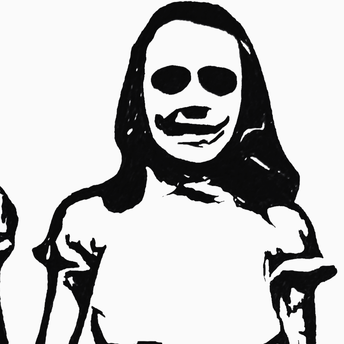 The Grady Twins, The Shining, ink sketch original. A4 – Basesketch